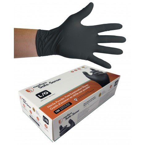 Medisca Nitrile Disposable Gloves - Large - 5 MM - Box Of 100 ...