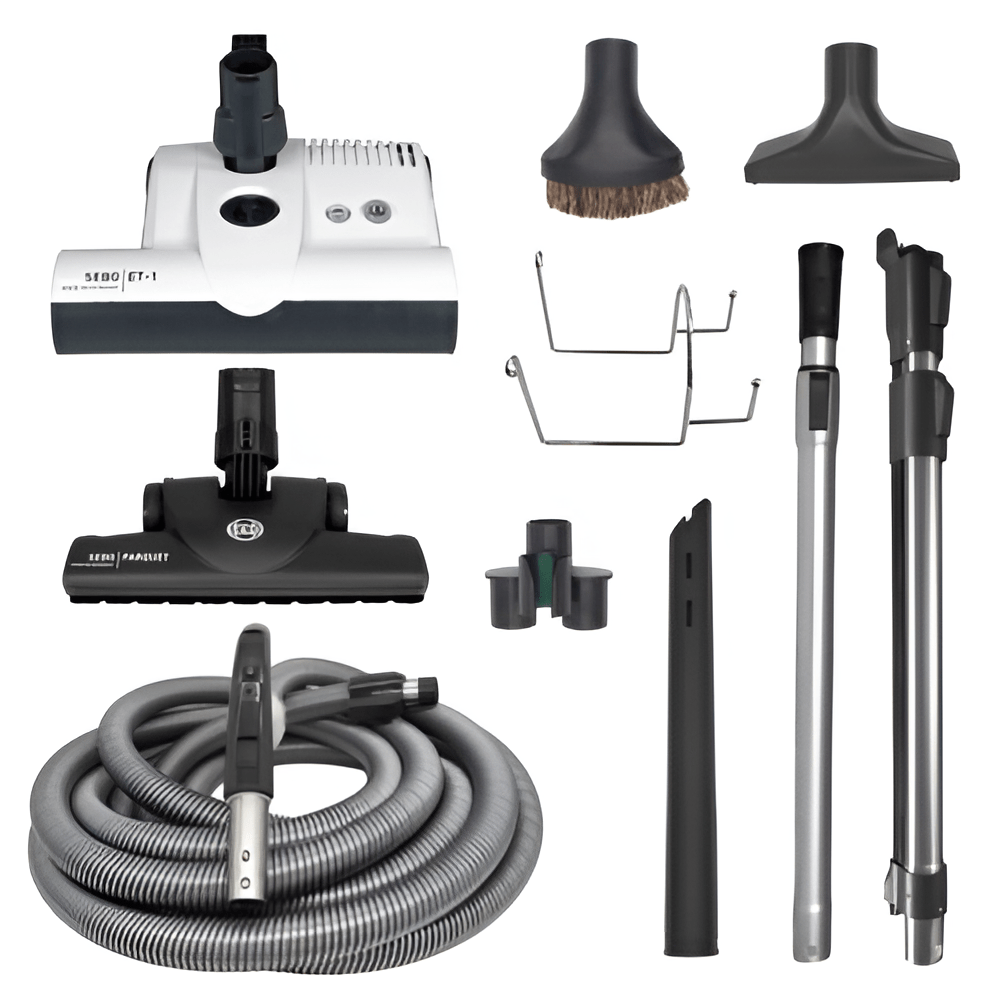 SEBO 35′ PREMIUM CENTRAL VACUUM KIT WITH ET-1 POWER HEAD – Superior Vacuums