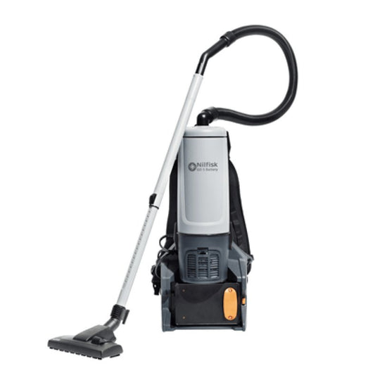 Cordless HEPA Backpack Vacuum Cleaner by Nilfisk GD5 – Superior Vacuums