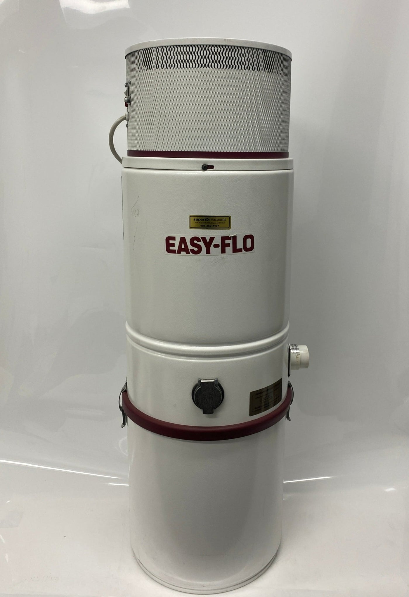 Efficient and Quiet Easy-Flo EF1600 Central Vacuum System with Self-Cl ...