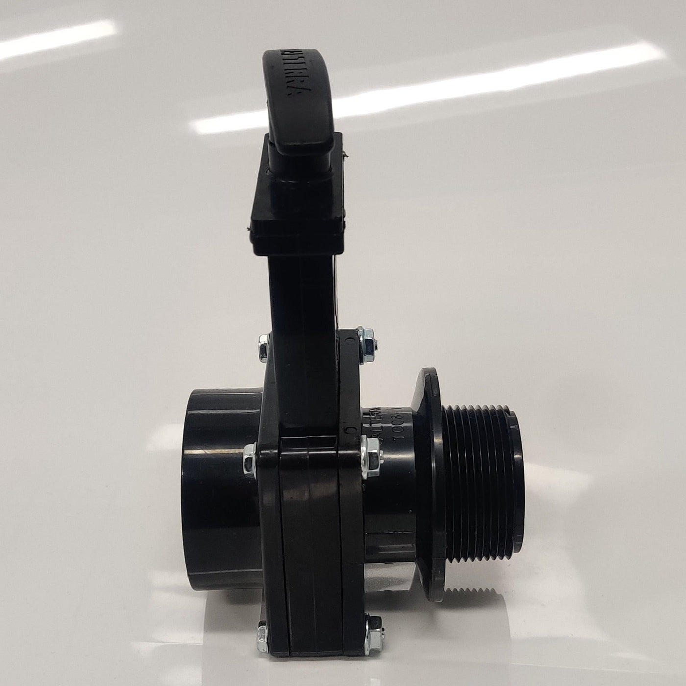 Esteam Ninja Gate Dump Valve 1 ½ Flange MPT Black – Superior Vacuums